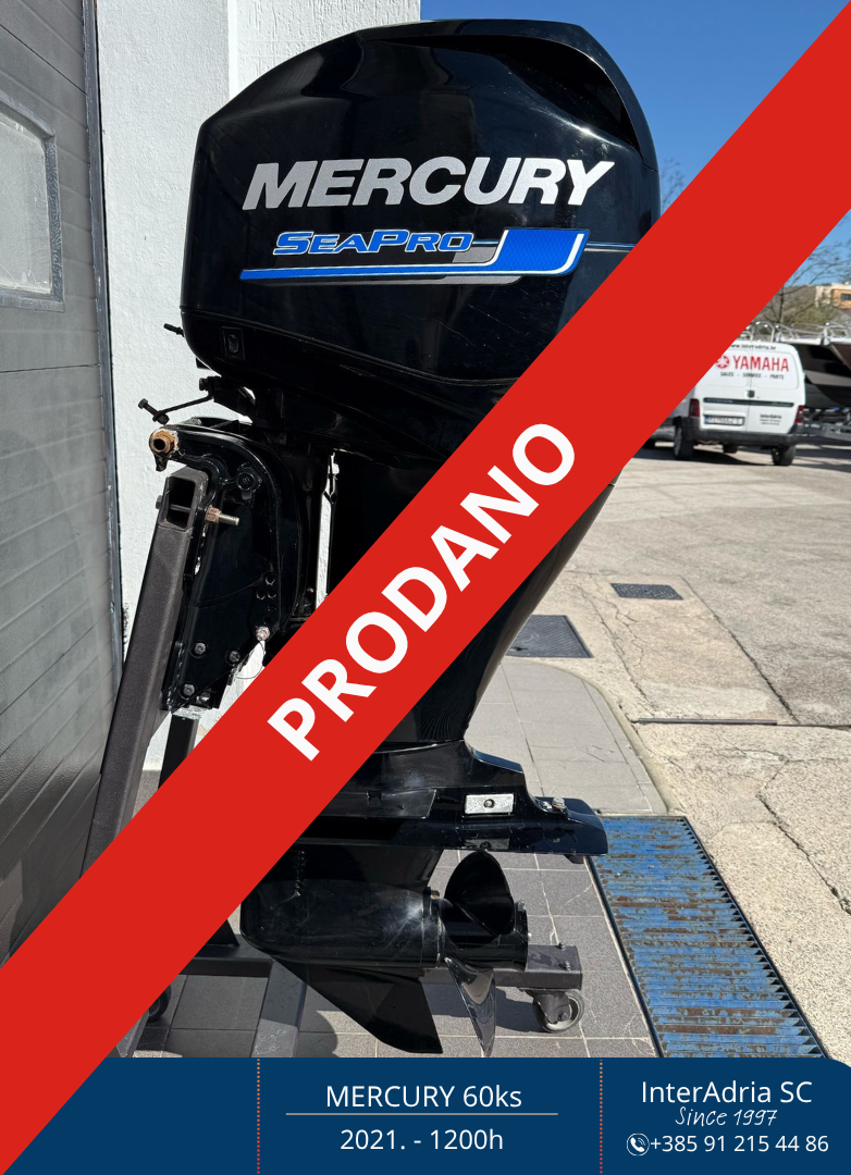 MERCURY 60 KS - Rabljeni vanbrodski motor